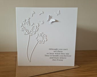 Sympathy Card - Those We Love Don't Go Away - Bereavement - Condolences - With Deepest Sympathy ...