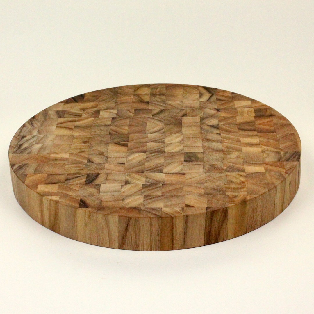 Wooden Circular Chooping Board - Etsy