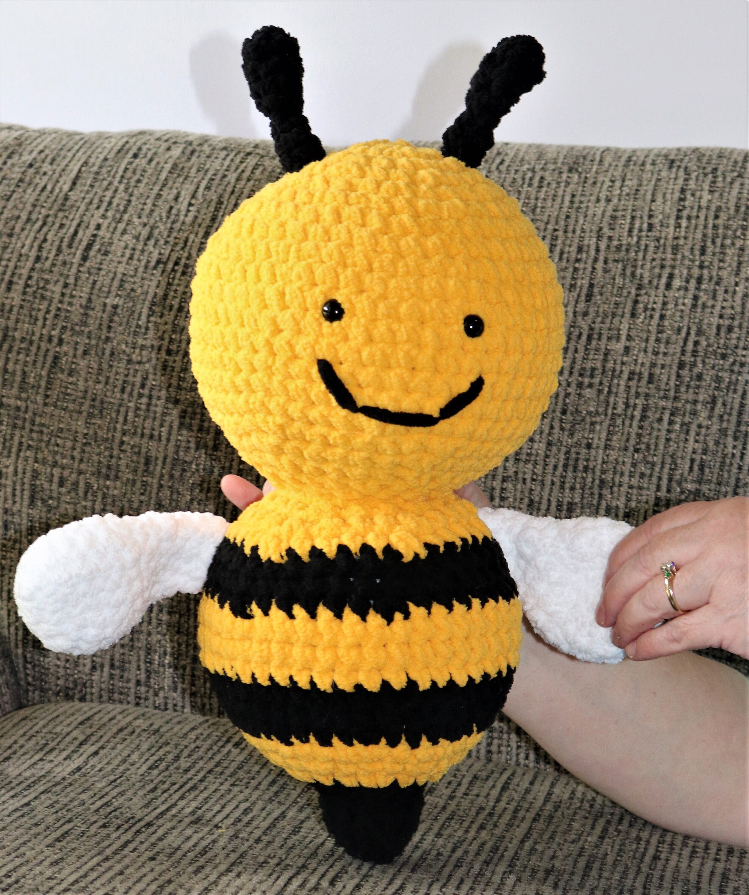Bee Honey Bee Stuffed Bee Stuffed Animal Bee Kid's - Etsy