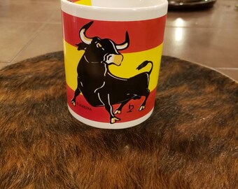 Bull Mug - Etsy