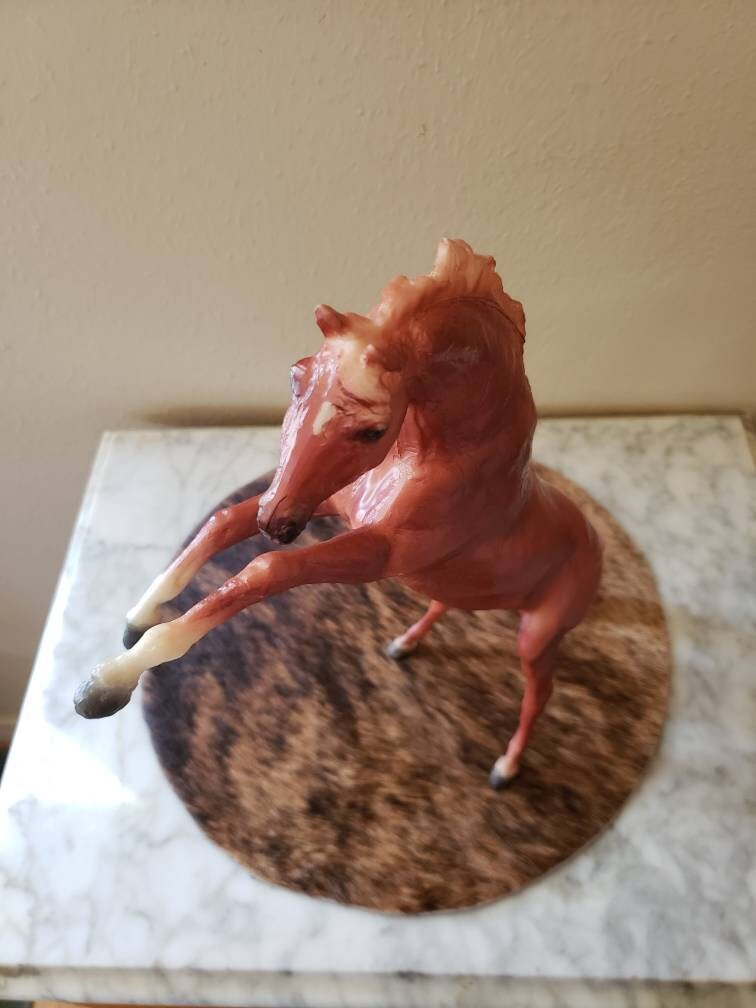 Peter Stone Rearing Stallion Model Horse 9677 Very Rare 1998 - Etsy