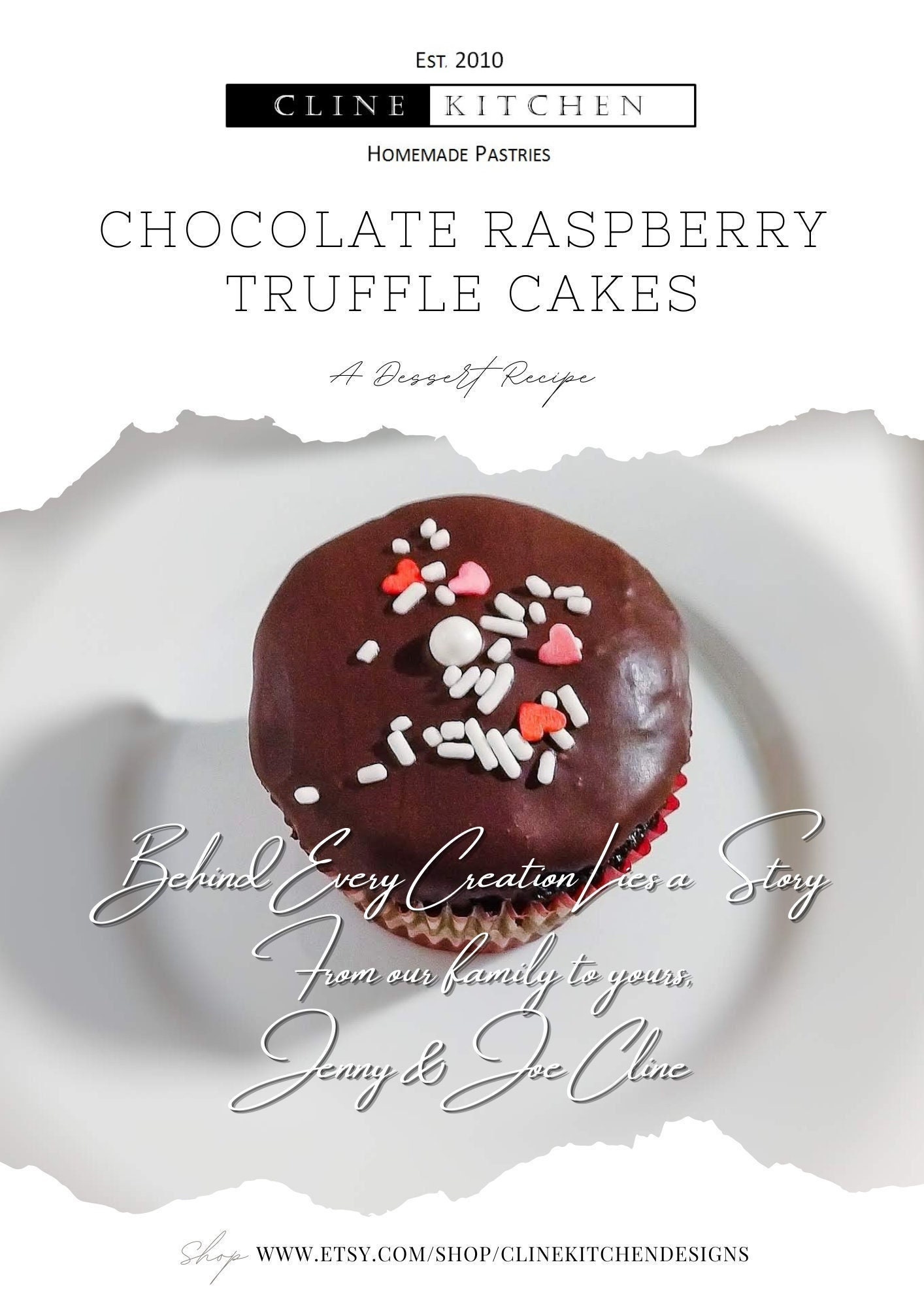 Chocolate Raspberry Truffle Cakes - Etsy
