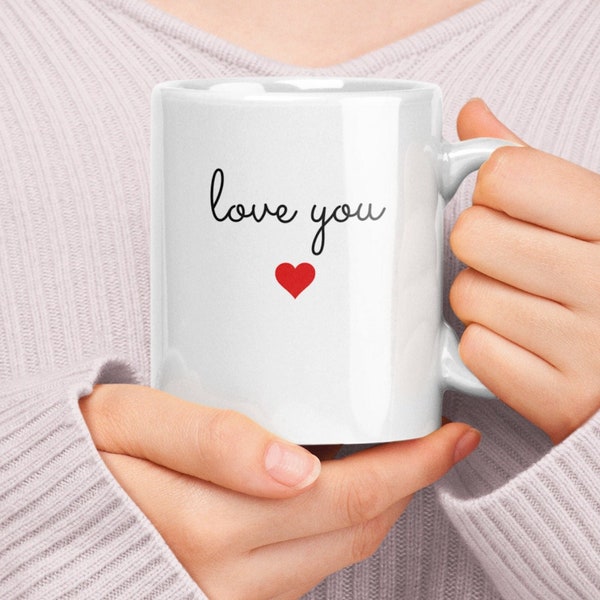 I Love You Mug - Etsy