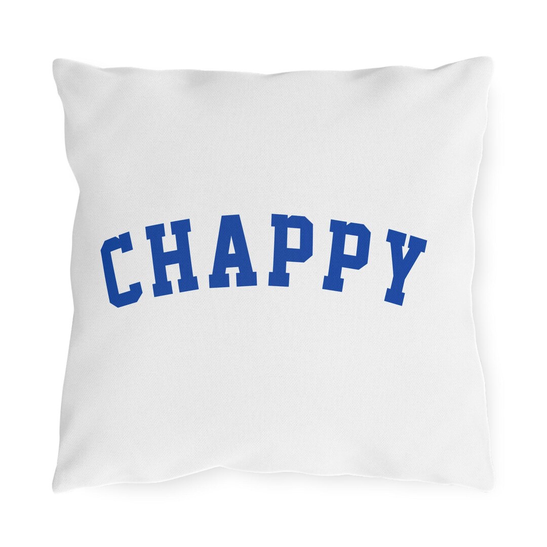 Outdoor Pillows - CHAPPY Island Design, Blue White Decorative Cushion ...