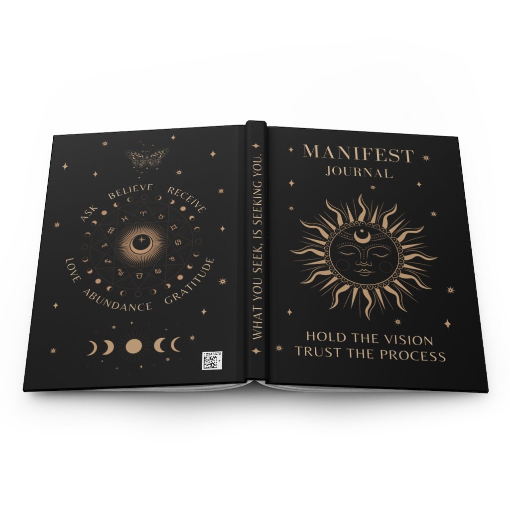 Manifest Hardcover Journal Manifestation Journal Law of - Etsy