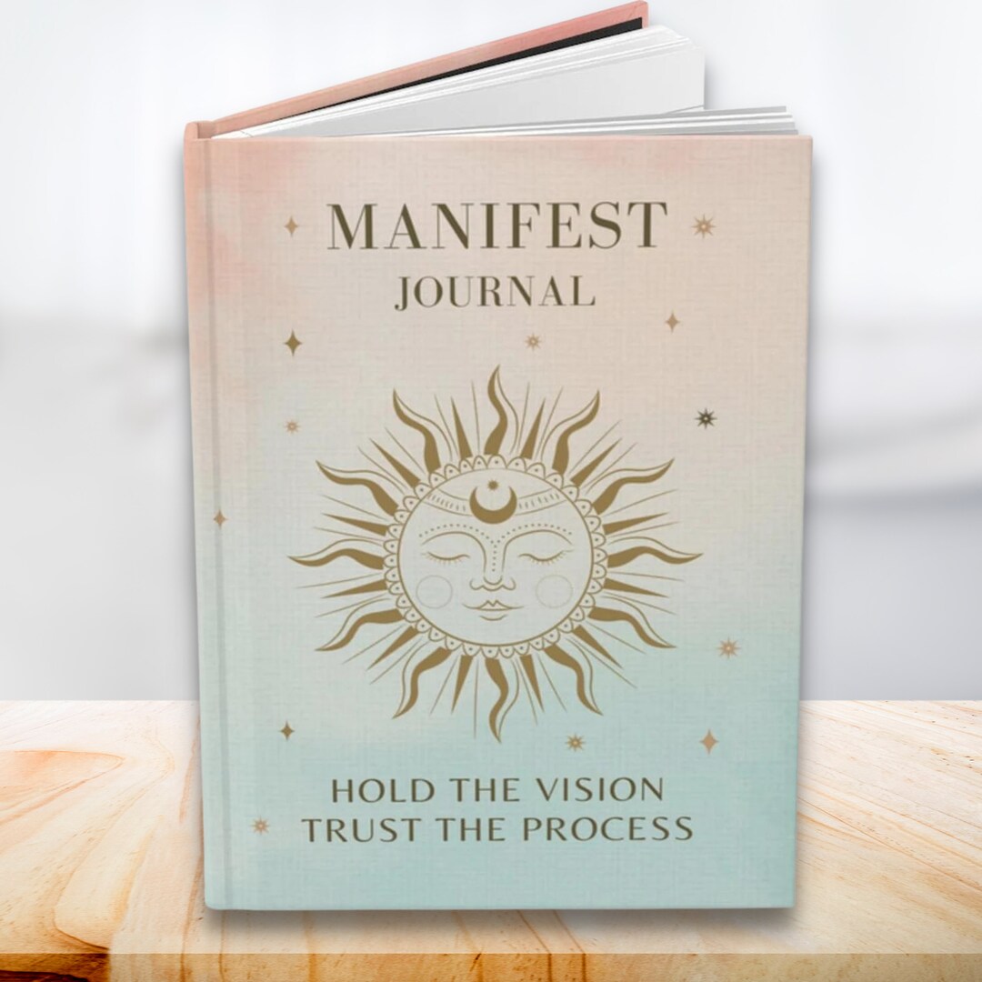 Manifest Hardcover Journal, Manifestation Journal, Law of Attraction ...