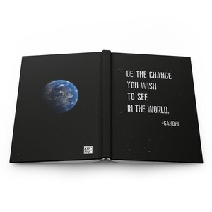 Be the Change You Wish to See in the World Journal, Gandhi Hardcover ...