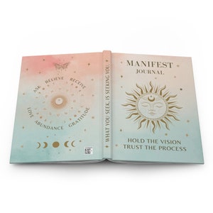 Manifest Hardcover Journal, Manifestation Journal, Law of Attraction ...