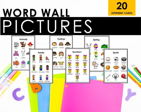 Phonics L Word Wall L Picture Word Wall L Writing Stations L Picture ...