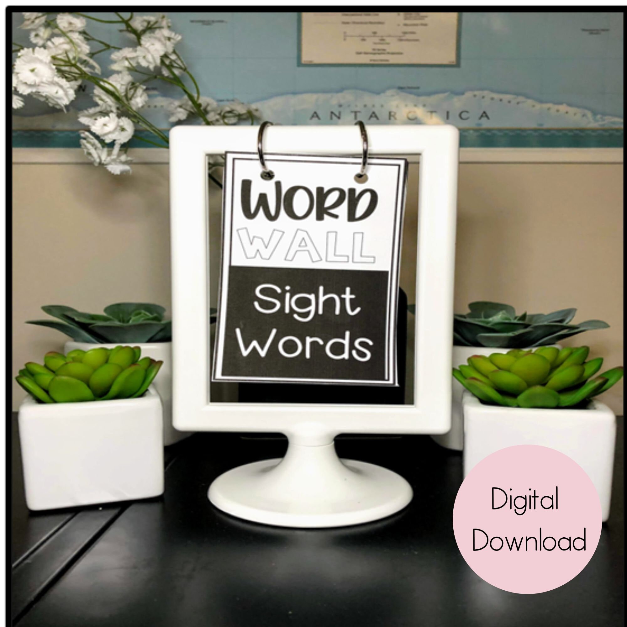 Word Wall Sight Words L High Frequency Words L Portable Word Wall - Etsy