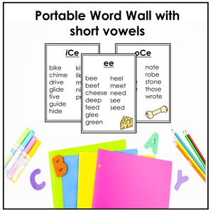 Vowels Chart Digital Download, Long Vowels, Silent E, Sounds Printable ...