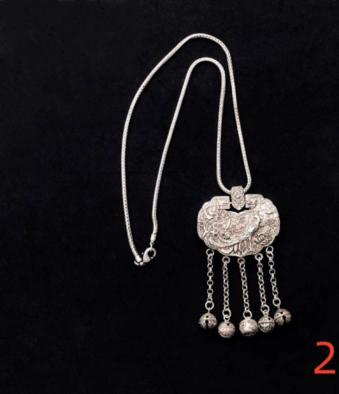 Hmong Silver Pendant,vintage Lucky Symbo,design,sweater Detective,miao ...