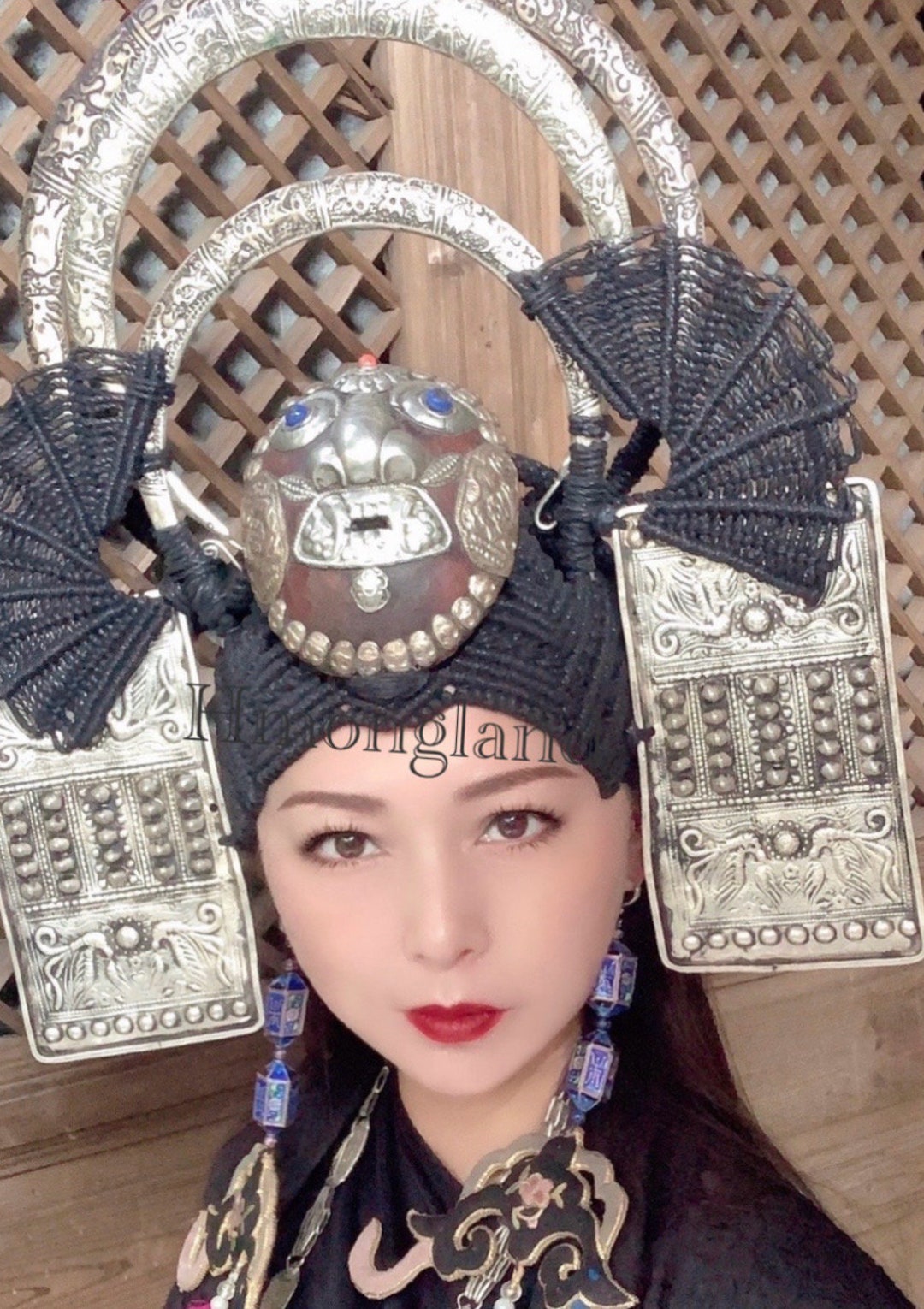 Hmong Silver Necklace,vintage Hood,earrings,bracelet,lucky Symbol ...