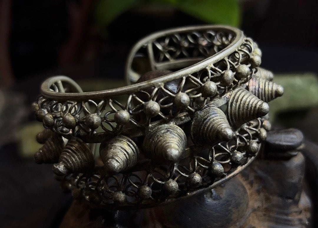 Hmong Silver Bracelet,vintage, Design,miao Silver ,tribal Jewelry ,boho ...