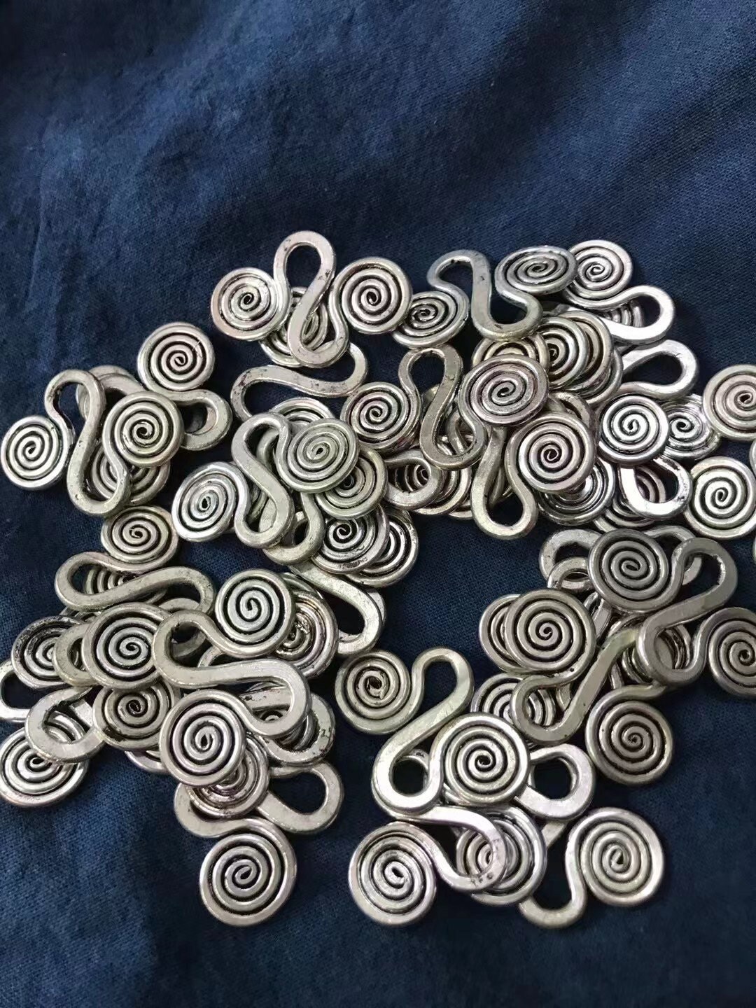 Hmong Silver Charm Pandent,vintage ,hmong Design,sweater Detective,miao ...