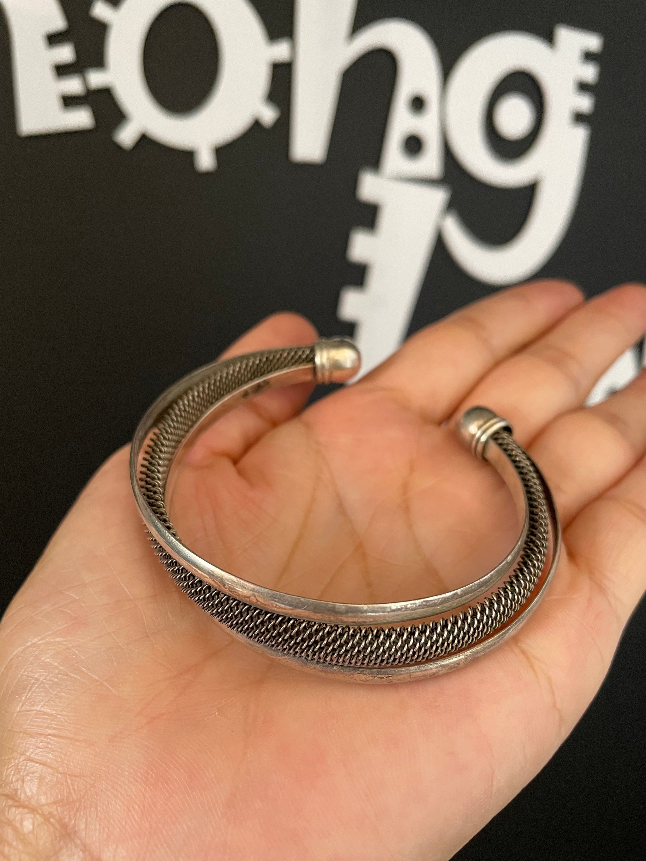 Hmong Silver Bracelet,vintage, Design,miao Silver ,tribal Jewelry ,boho ...