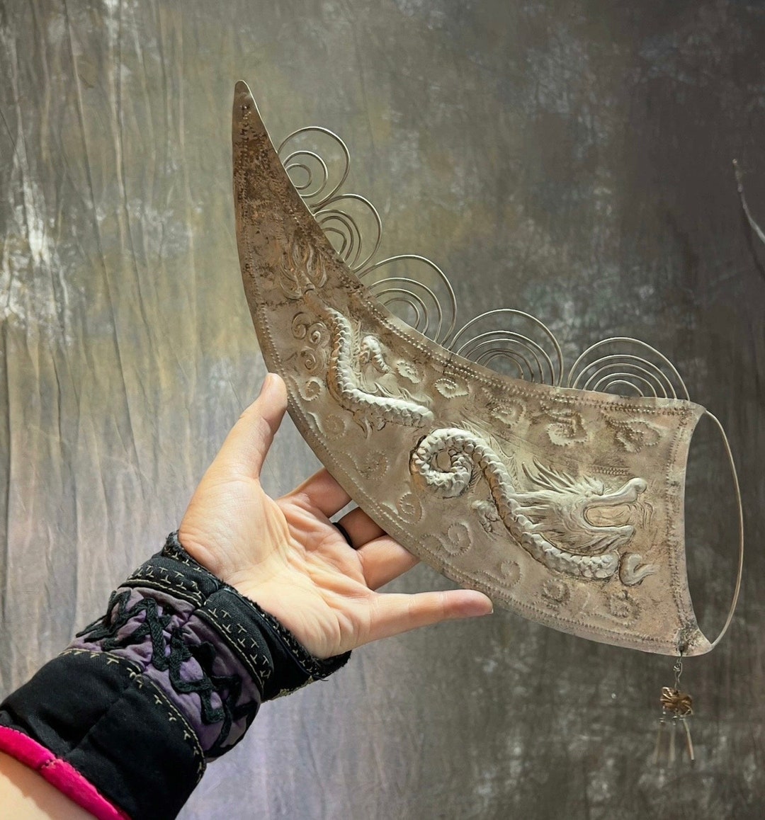 Hmong Silver Hairpin,vintage Craft,sweater Detective,miao Silver ...