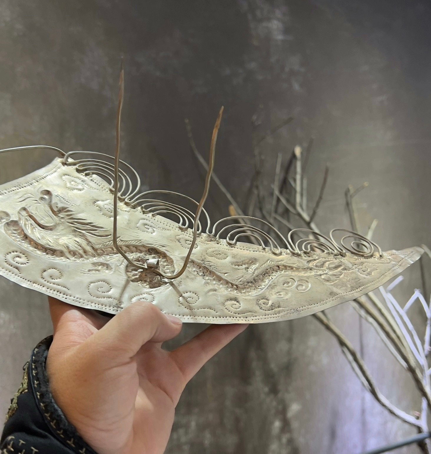 Hmong Silver Hairpin,vintage Craft,sweater Detective,miao Silver ...