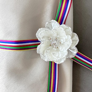 Ivory Fabric Gift Wrap Set, Bojagi, Eco Friendly, Reusable, Sustainable ...