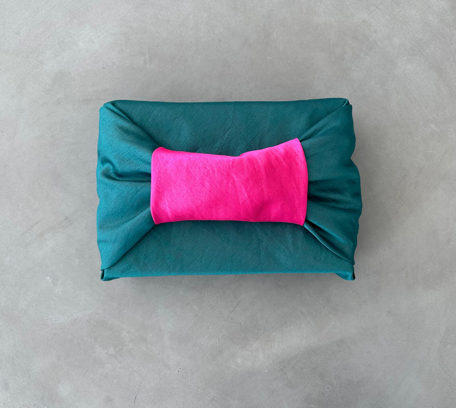 Azalea & Green Reversible Bojagi Wrapping Cloth – Korean Style Gift ...