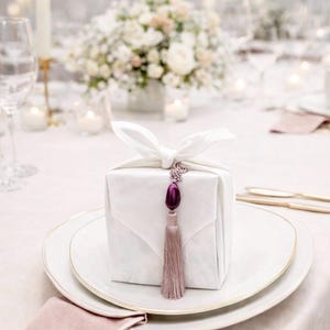 Korean Traditional Gemstone Norigae Tassel, Bojagi Gift Accessory ...