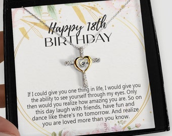 18th Cross Necklace - Etsy