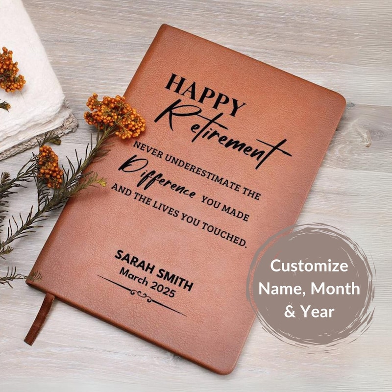 Leather Journal on Leaving - Etsy