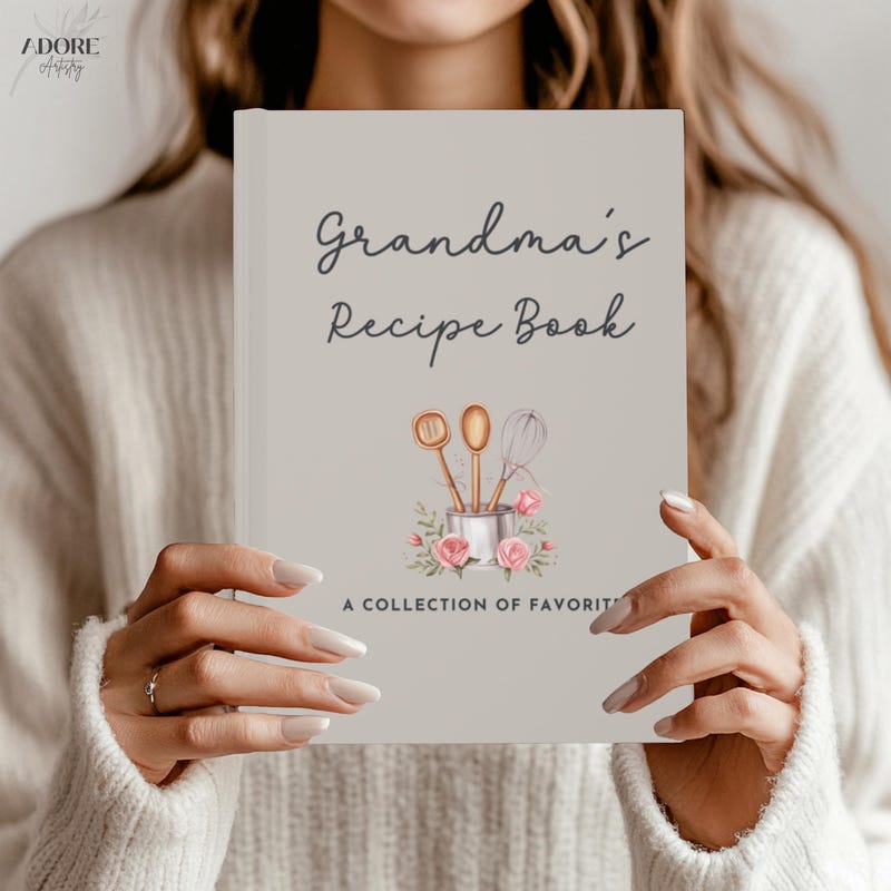 Nanas Recipe Book Binder - Etsy