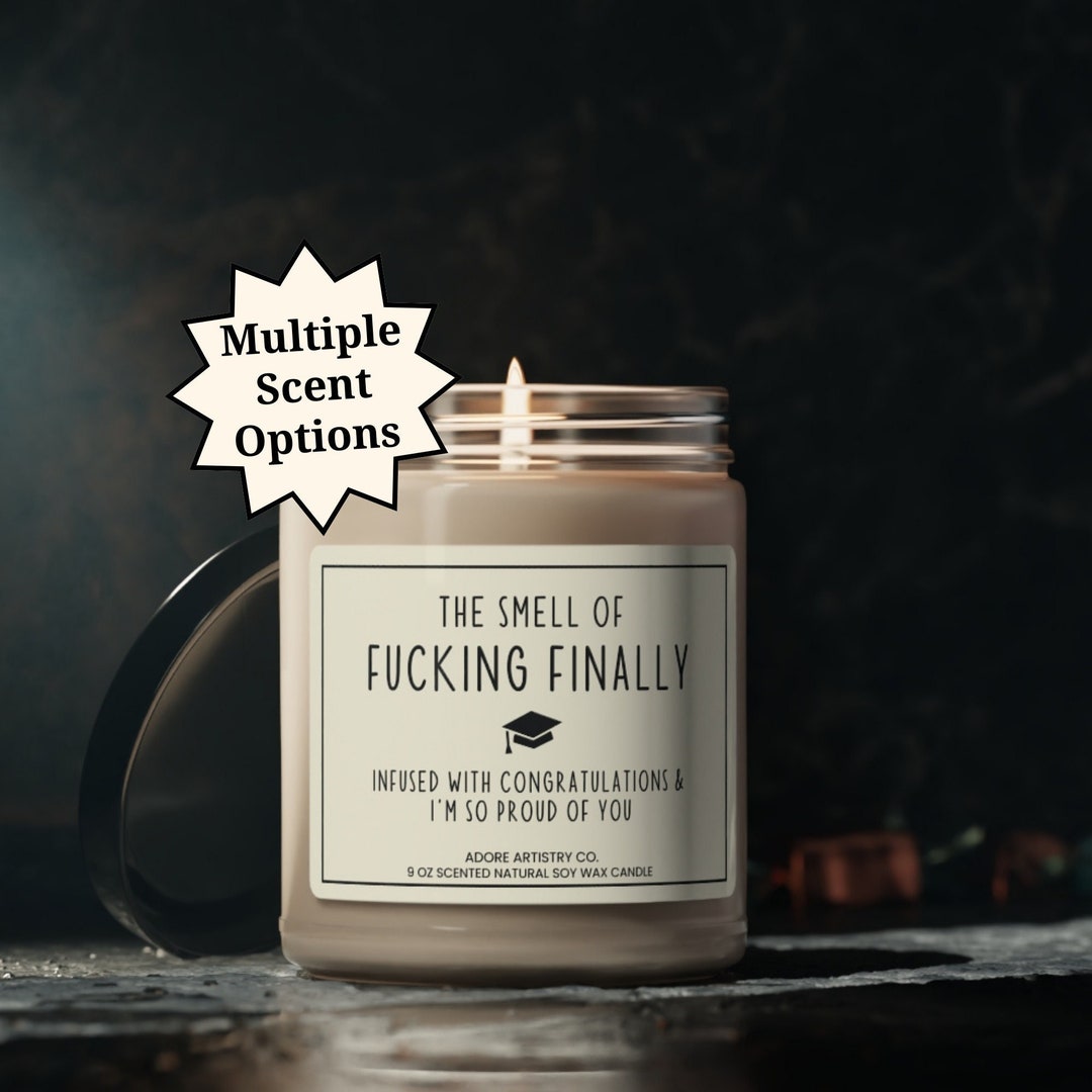 Funny Graduation Candle College Graduate Gifts Bachelor's Degree Phd ...