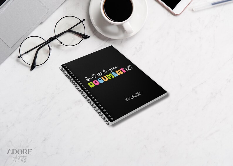 But Did You Document It Funny Work Notebook Human Resources HR Gift for ...