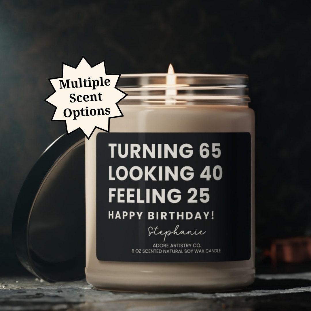 Funny 65th Birthday Gift for Women or Men Turning 65 Happy Milestone ...
