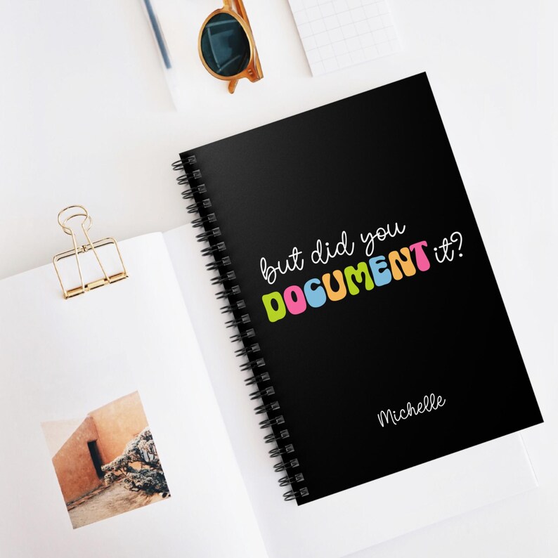 But Did You Document It Funny Work Notebook Human Resources HR Gift for ...