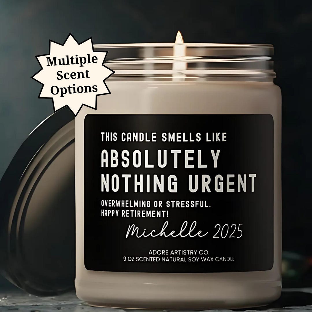 Happy Retirement Gift Smells Like Candle Retired Women Boss Coworker ...