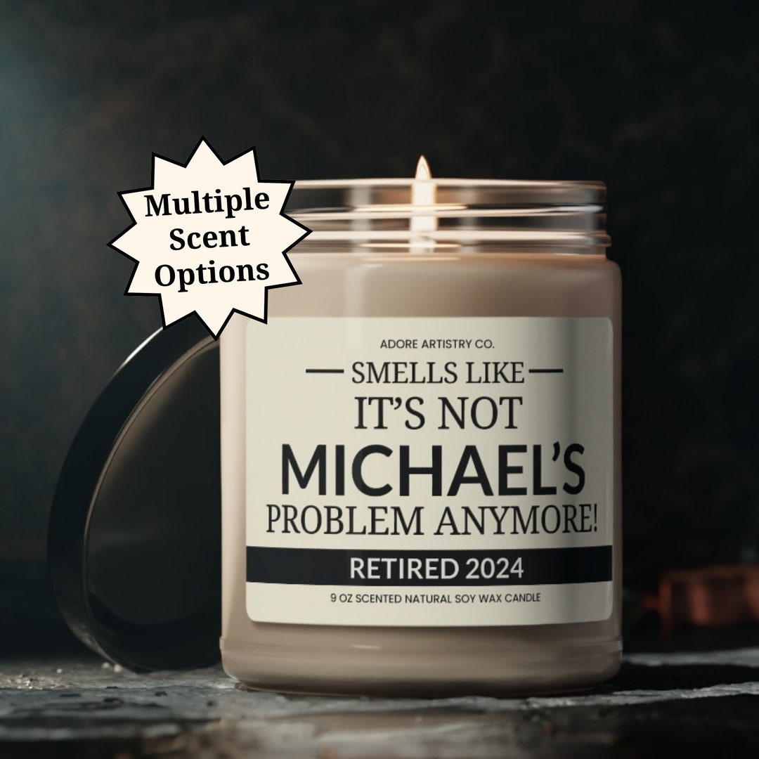Funny Retirement Gift Idea Smells Like Not My Problem Anymore Custom ...