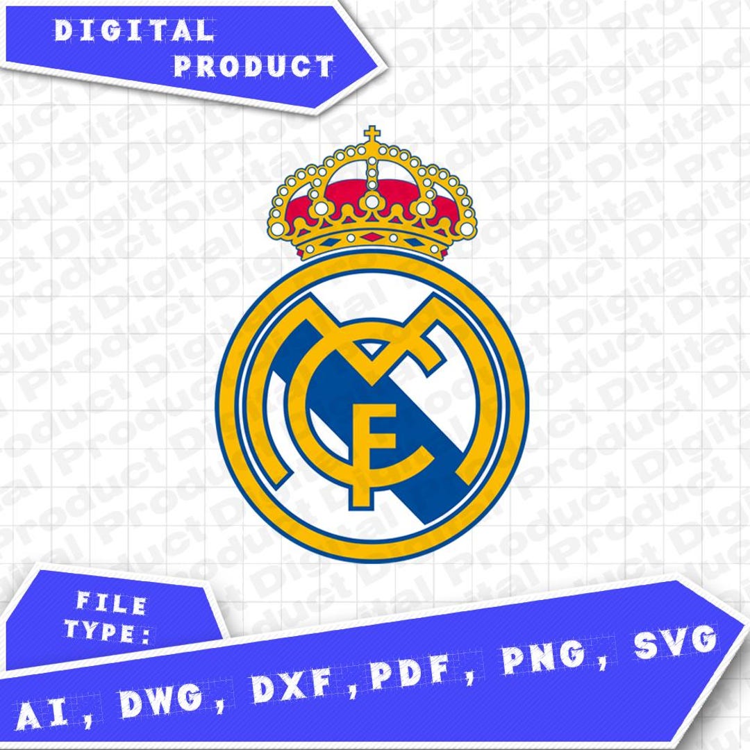 Real Madrid Logo Ai, Dwg, Dxf, Pdf, Png, Svg, 300dpi, Color Logo ...