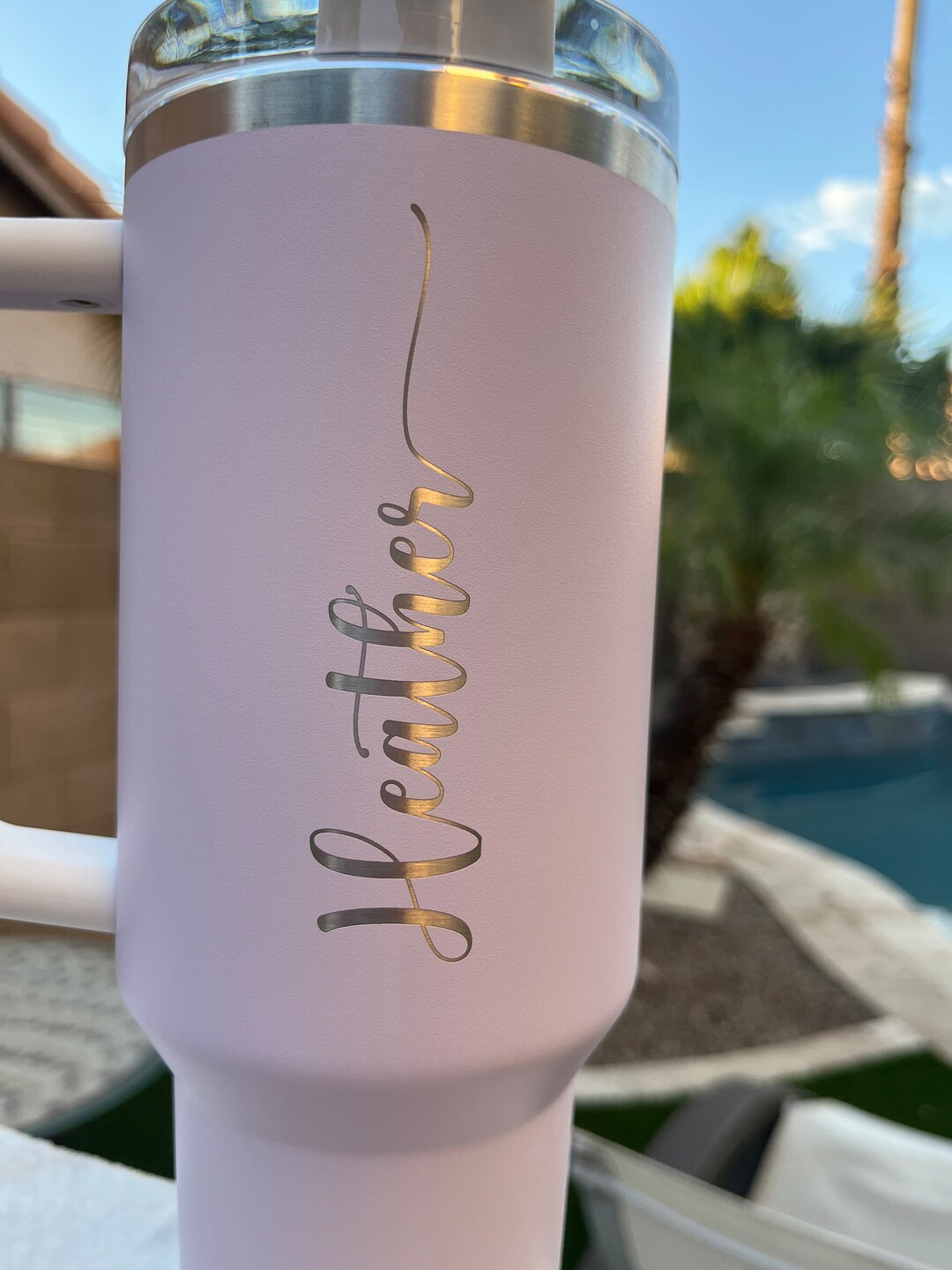 Engraved Stanley Cup Heather Stanley Cup AS IS Heather Name - Etsy