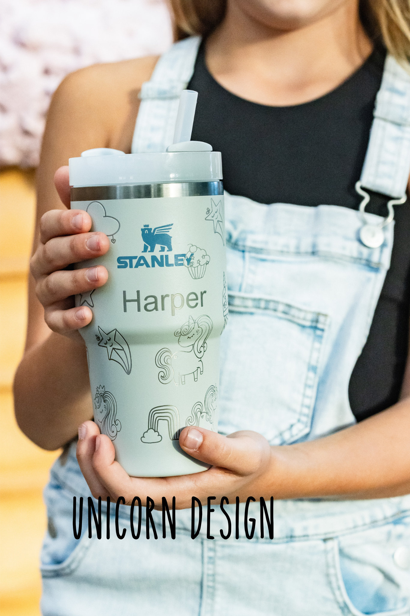 Personalized 20 Oz Kid Stanley Iceflow Stanley for Kid Water Bottle for ...