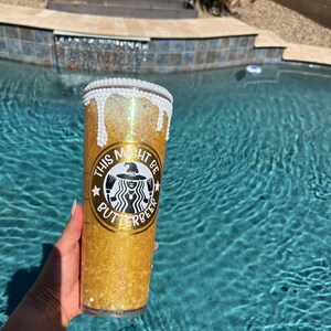 Wizard Snowglobe Tumbler Wizard Tumbler Bling Drip Tumbler Bling Lid ...