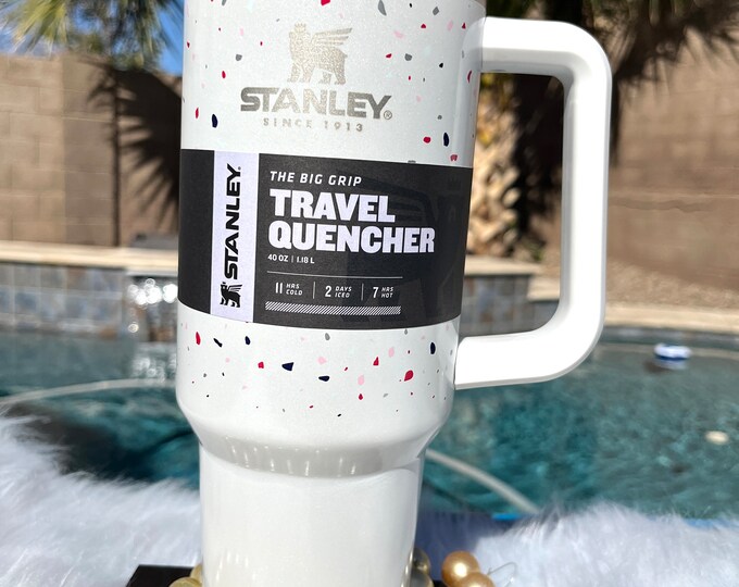 Engraved Stanley Cup Stanley Cup Terrazo Stanley Cup Engraved Name ...