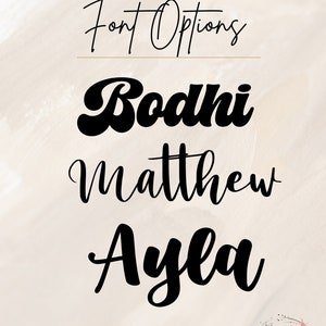 Boho Birth Announcement Sign Engraved Wooden Name Sign Name ...