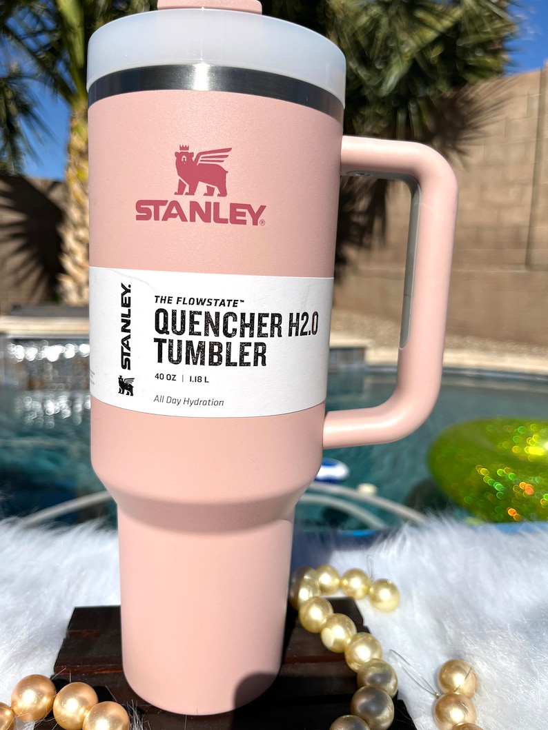 Engraved Stanley Cup 40 Oz WITH Boot Personalized Stanley Pink - Etsy