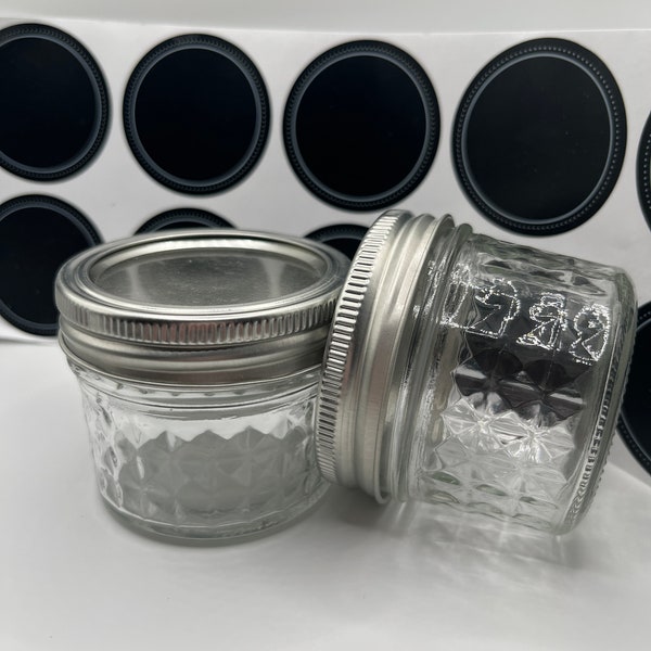 4 Oz Mason Jars - Etsy