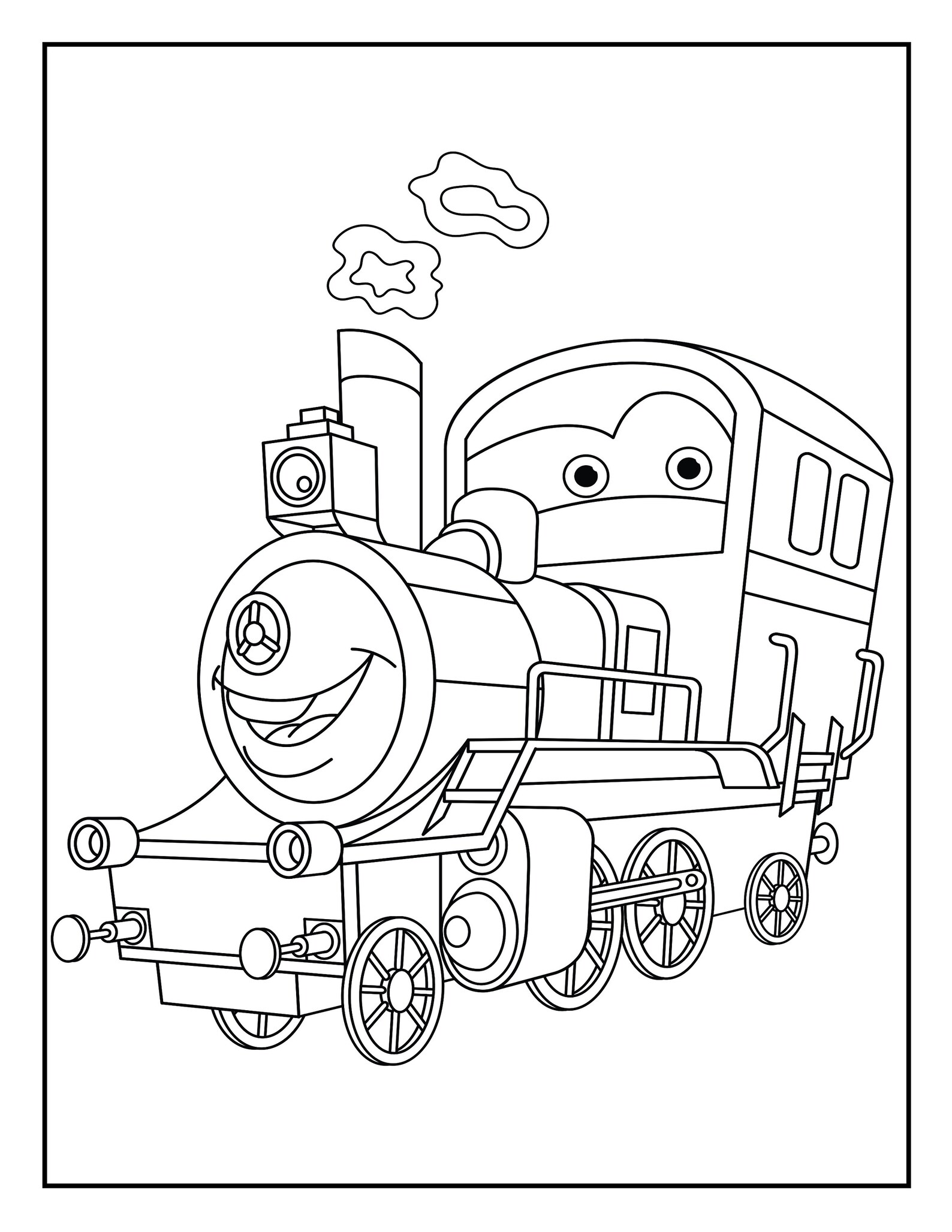Cute Vehicle Coloring Pages Kids & Adults Part I - Etsy