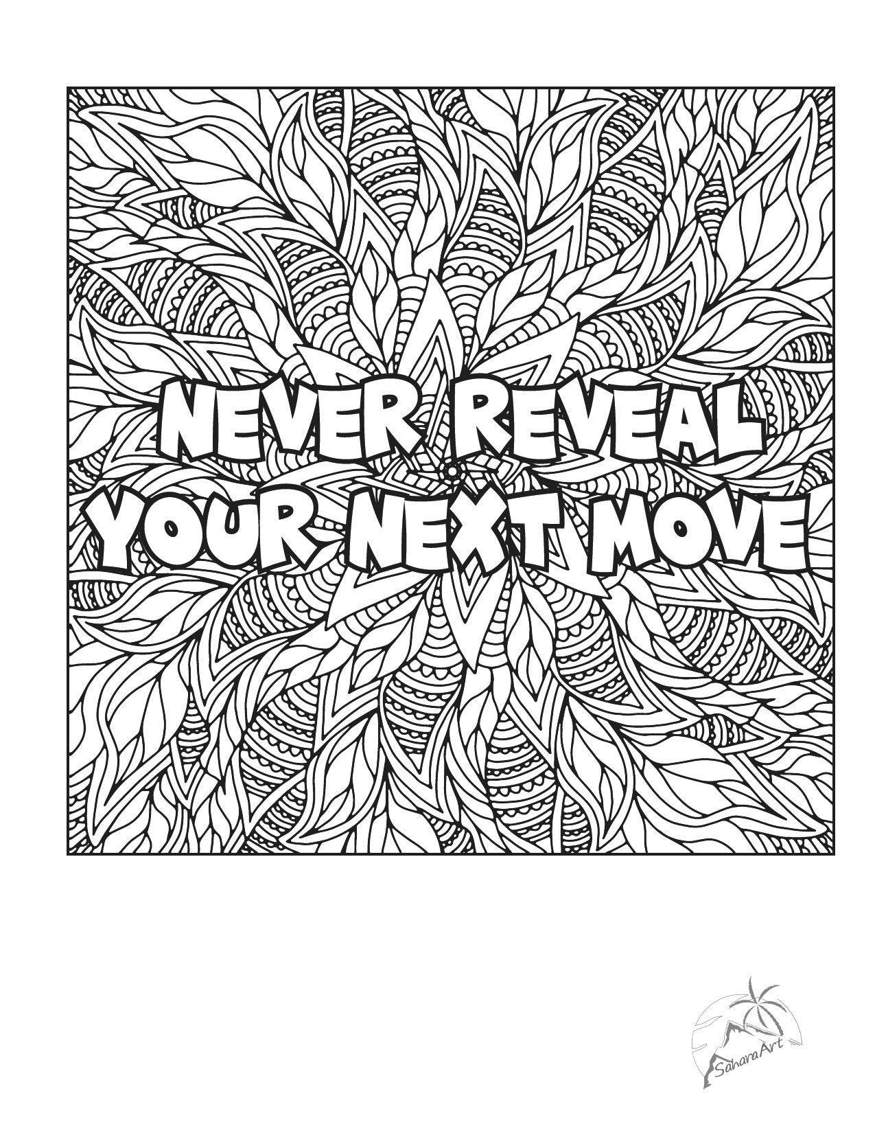 25 Motivational Coloring Pages PDF-JPG for Adults, Inspirational ...