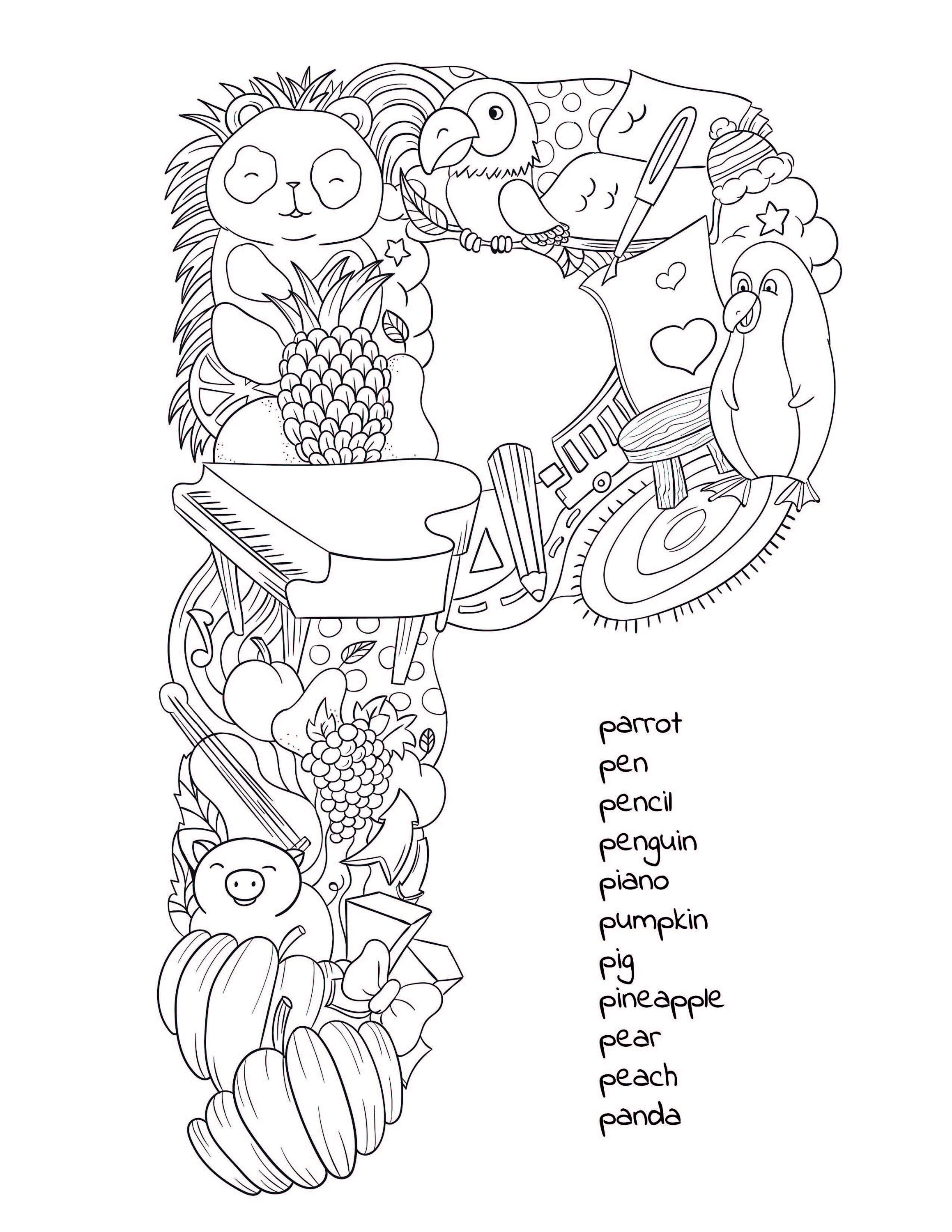 Abcd Coloring Coloring Pages