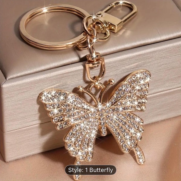 Butterfly Keychain - Etsy