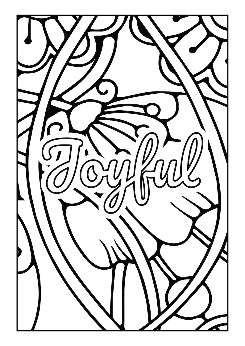 18 Inspirational Words Coloring Pages Motivational Words, Quotes for ...
