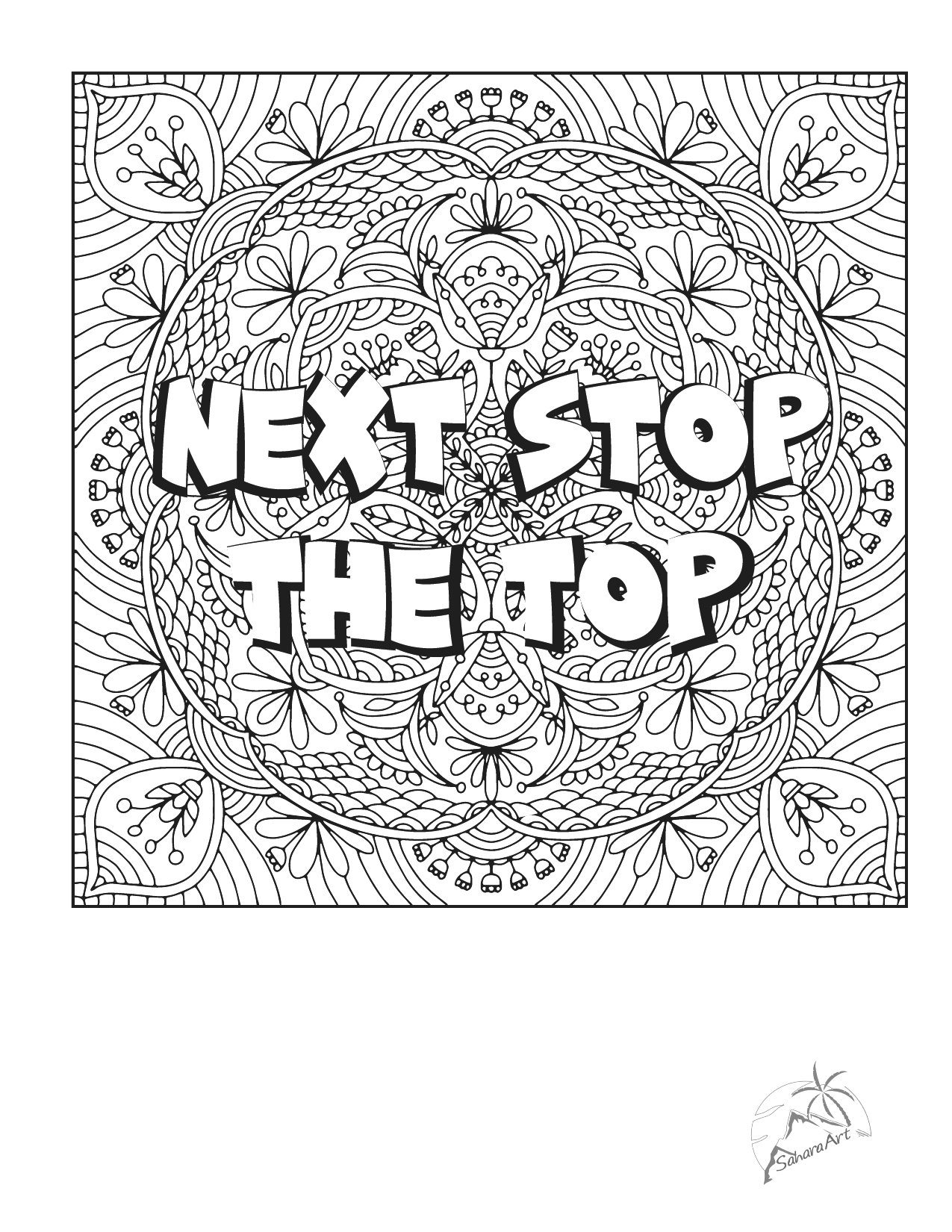 25 Motivational Coloring Pages PDF-JPG for Adults, Inspirational ...