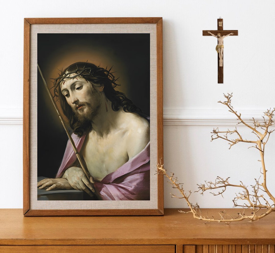 Christ as Ecce Homo by Guido Reni POSTER Jesus Print Art Home Wall ...