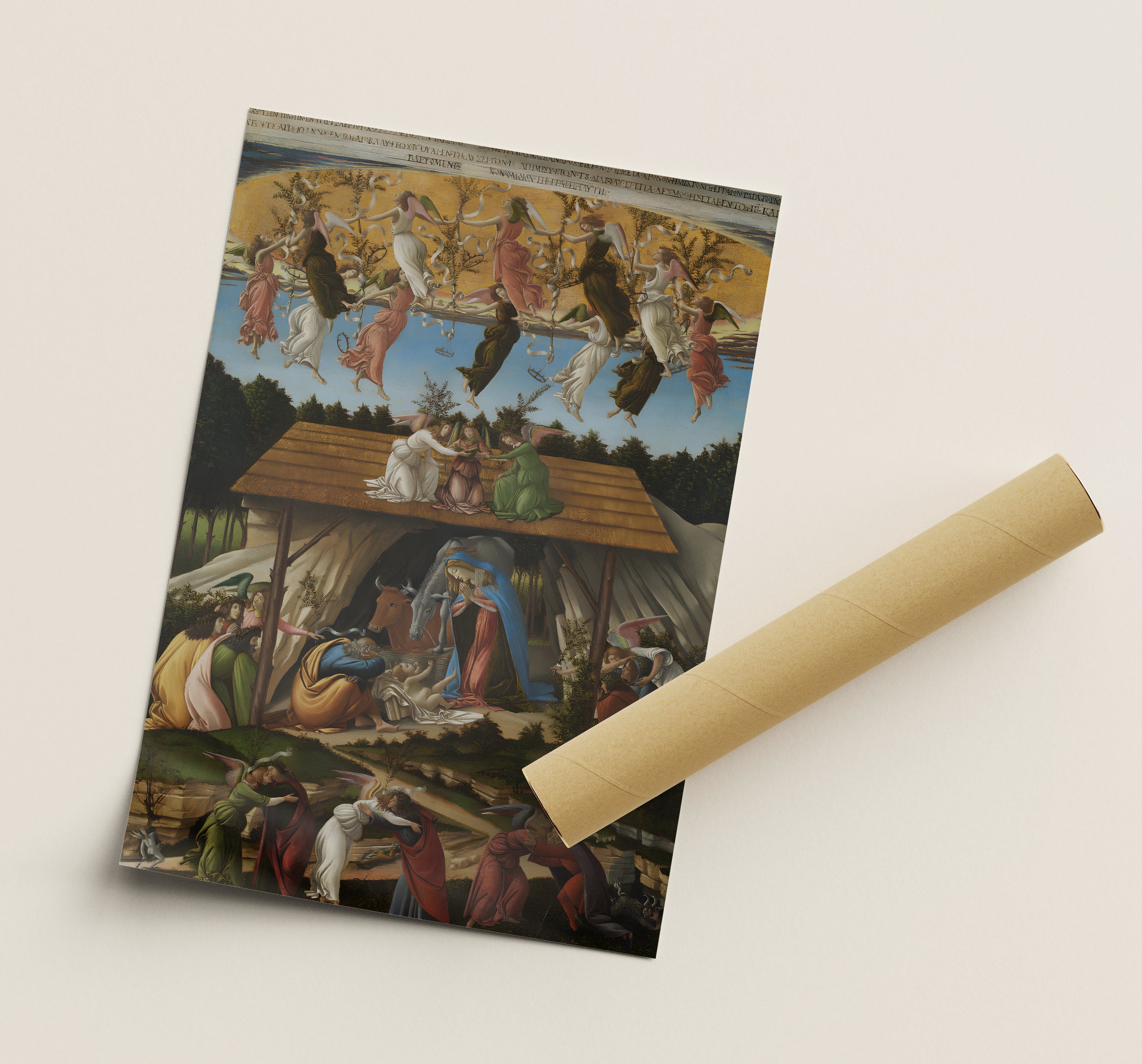 The Birth of Christ by Botticelli Jesus Christ Print Art Home - Etsy
